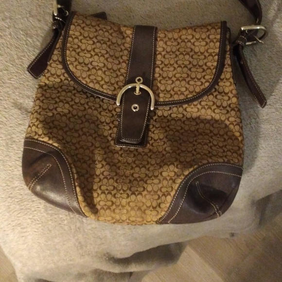 Coach | Bags | Coach Purse Crossbody With Logo And Serial Number | Poshmark